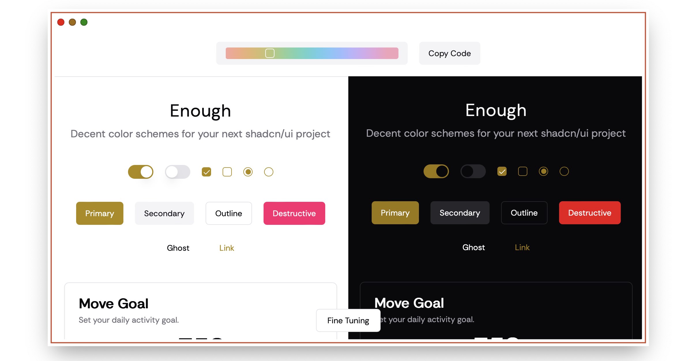 Enough Shadcn Ui Colors